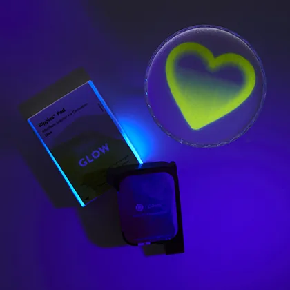 Glow Pod | Under UV light - Drink Ripples
